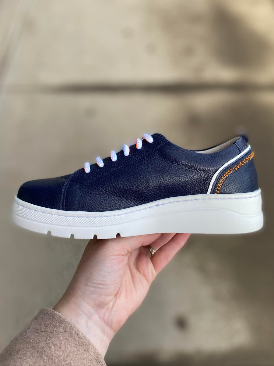 Fluchos - Pompas - Navy – Walk Rite Shoes
